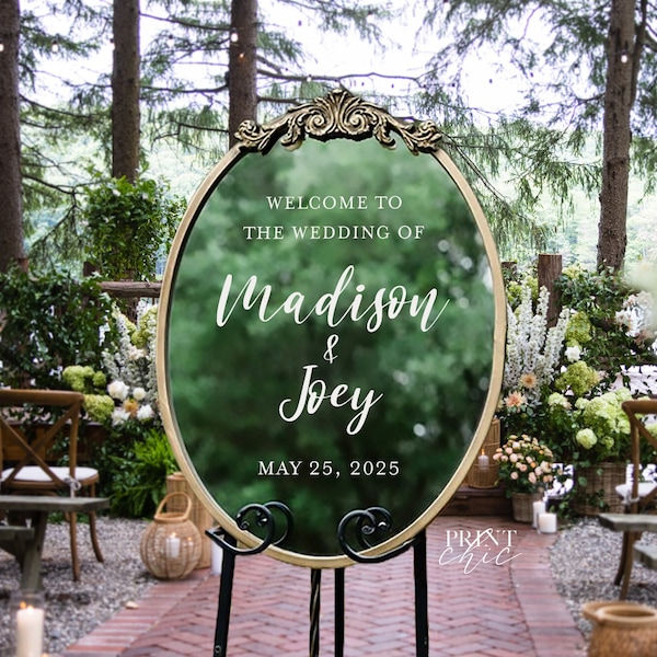 Wedding Sign Decal - Etsy