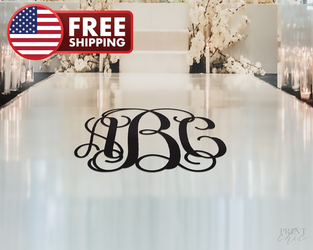 Custom Wedding Dance Floor Decal ~ Removable ~ Personalized ~ Wedding ...
