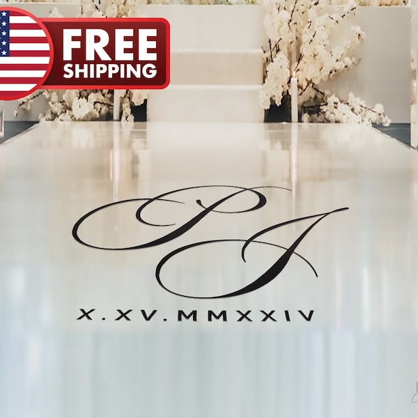 Roman Numerals Floor Decal - Etsy