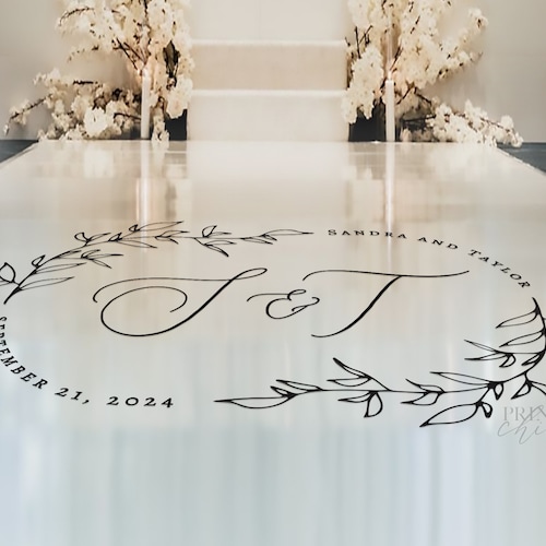 Custom Wedding Dance Floor Decal Removable Personalized - Etsy