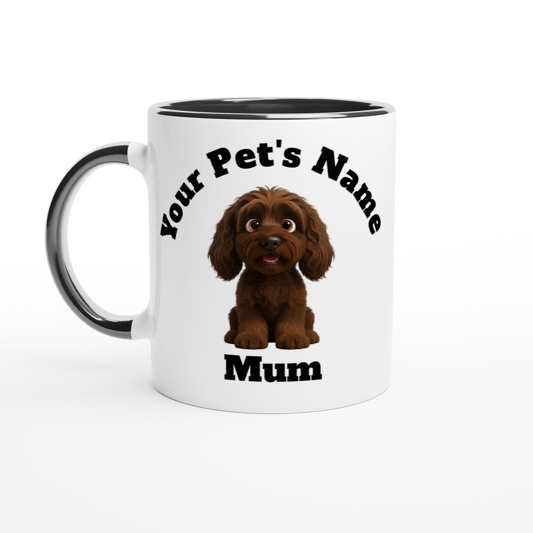 Personalized Cockapoo Mum Mug - Custom Gift for Dog Lovers - Perfect ...
