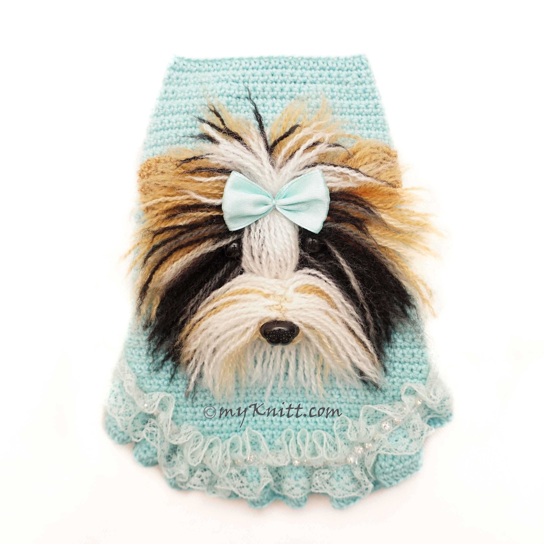 Crochet Yorkie Clothes, Yorkshire Dog Selfie Doll, Yorkie Gifts, Custom ...