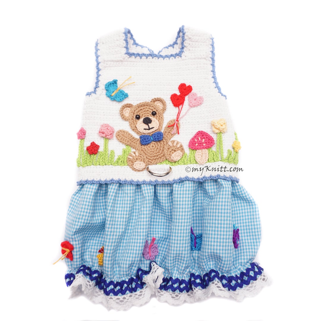 Boy Dog Clothes Teddy Bear Heart Balloons Valentine Pet Costume ...