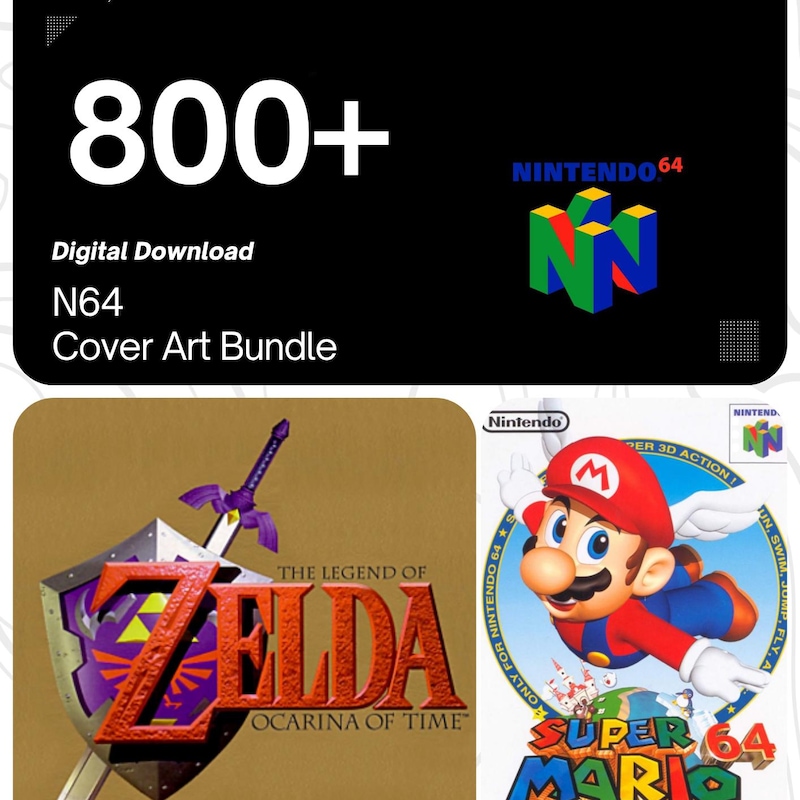 Nintendo 64 Box Covers - Etsy
