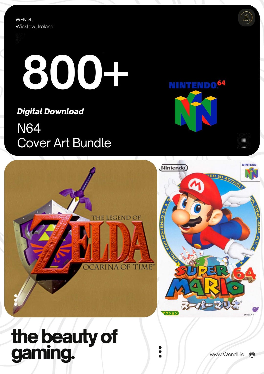 800+ Nintendo 64 N64 Box Art Collection | Digital Download | Game ...