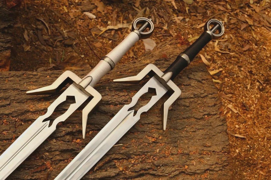 Hand Forged Life Size Replica of Zireael Sword Cosplay Prop Witcher-3 ...