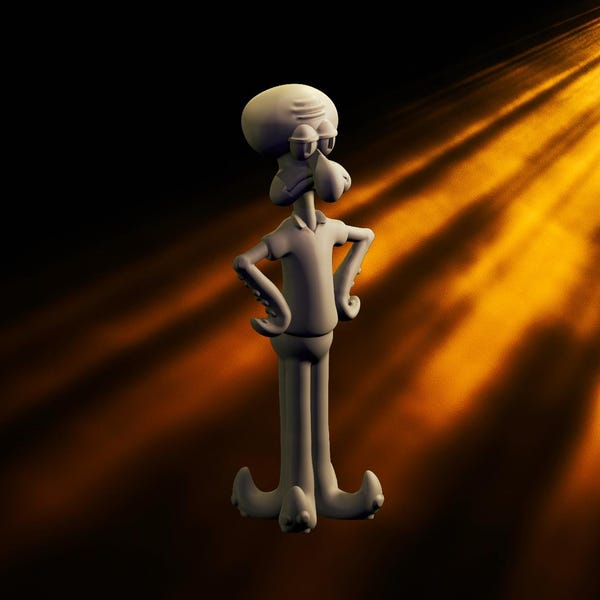 Squidward Statue - Etsy