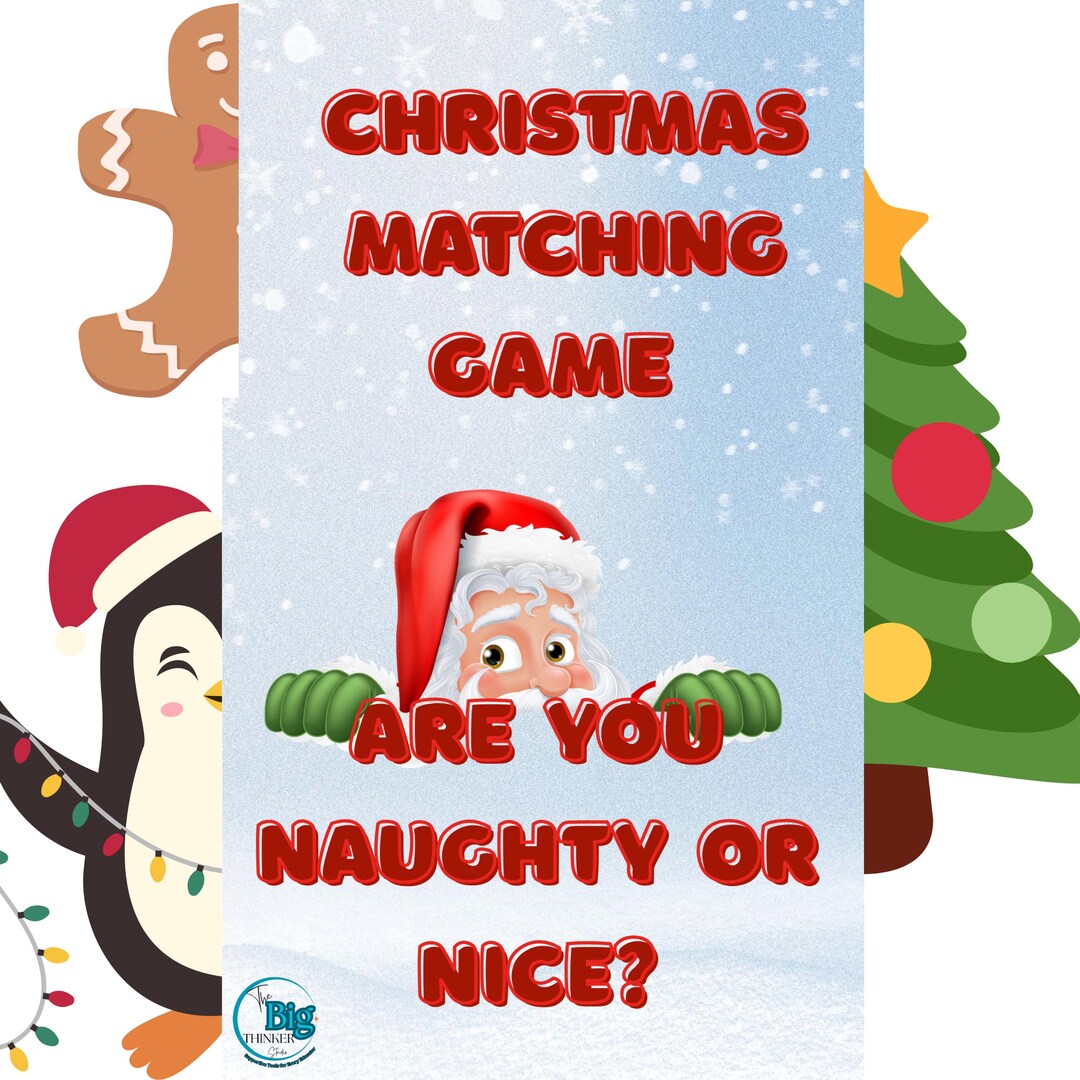 Christmas Matching Game for Kids | Printable Holiday Activity (PDF ...