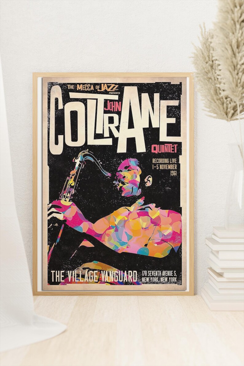 John Coltrane Quintet 1961, John Coltrane Saxophone Poster - Etsy