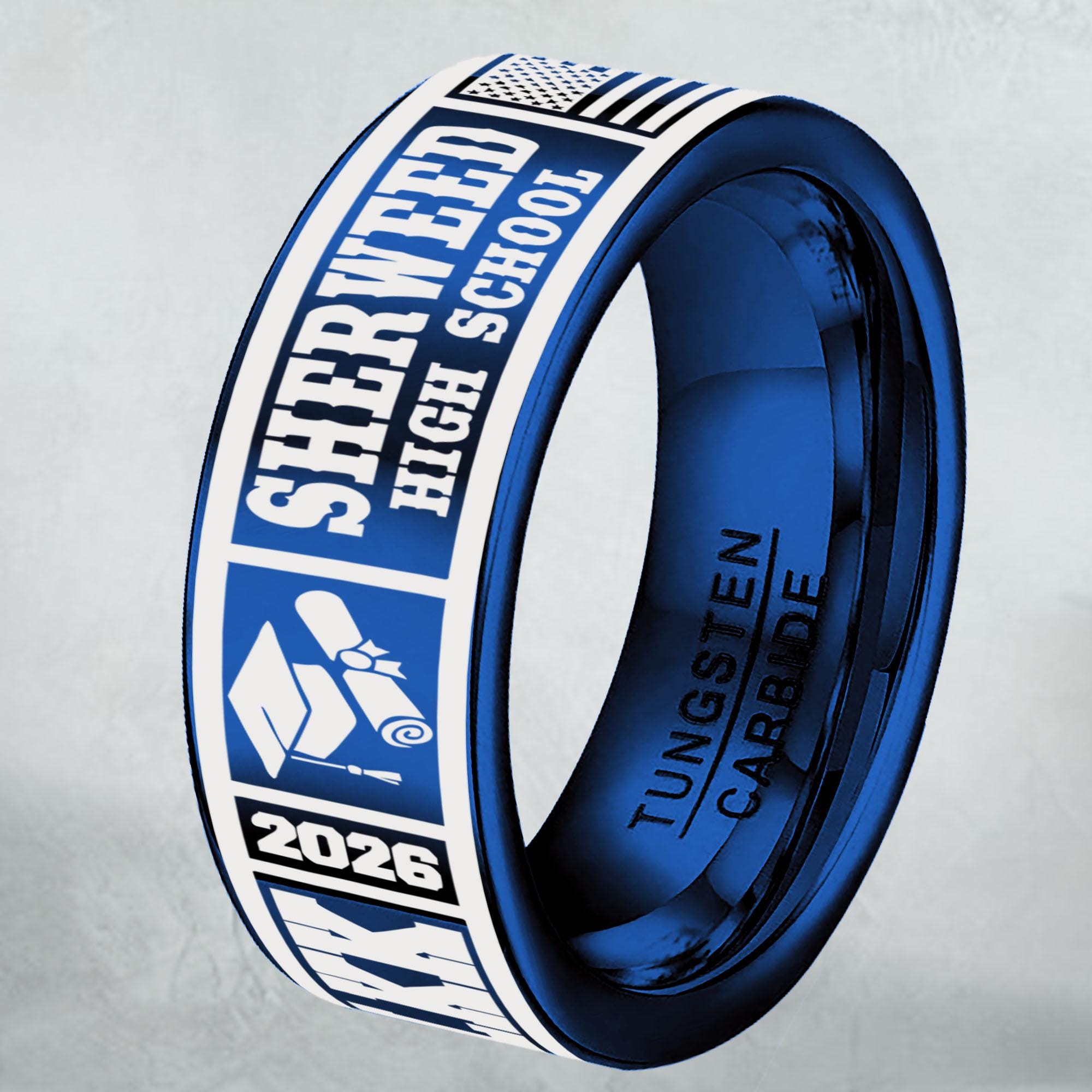 Csutom Graduation Ring:high School Class Ring,college Ring,customized ...