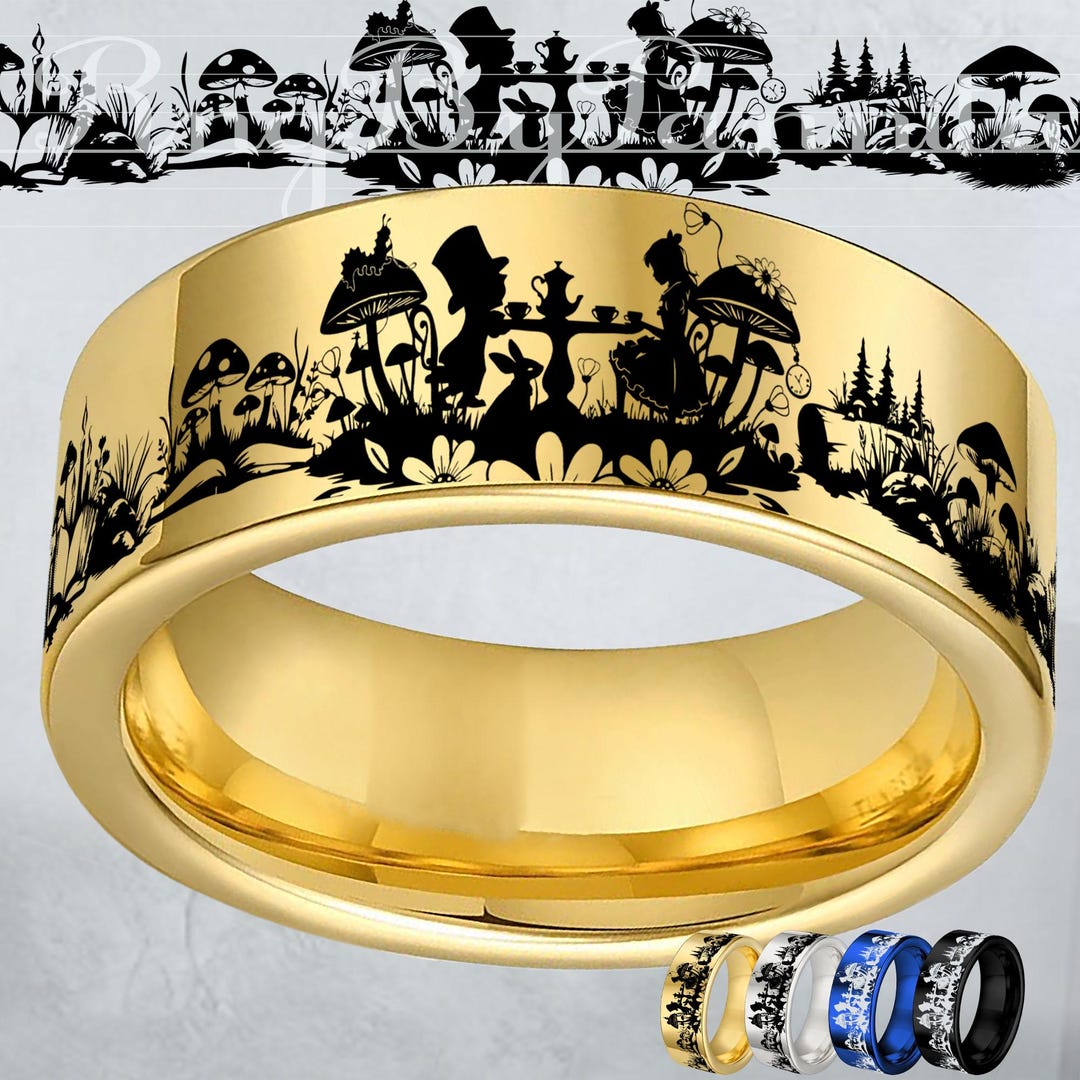Alice In Wonderland Engagement Ring