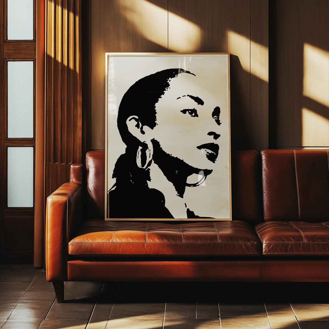 Sade Poster, Vintage Poster, Trendy 70s Poster, Fashion Print, Retro ...