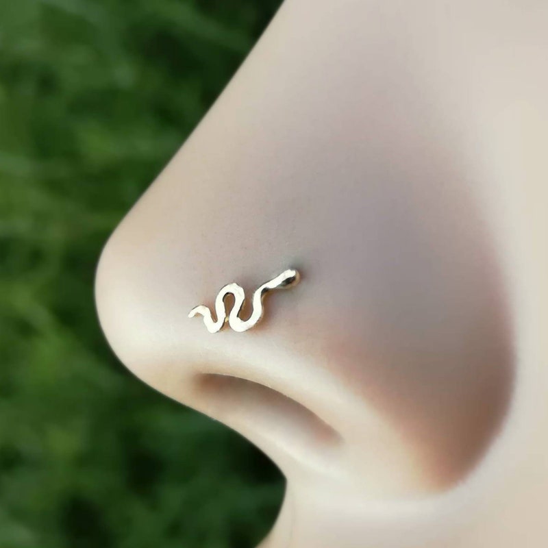Snake Nose Ring - Etsy