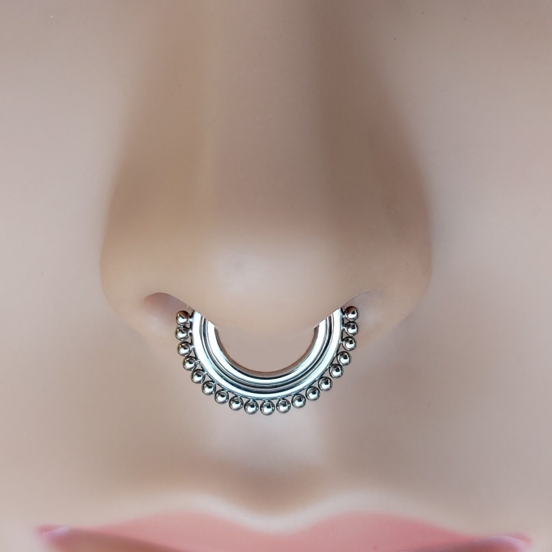 Titanium Septum Piercing Septum Ring Septum Piercing Nose Septum ...