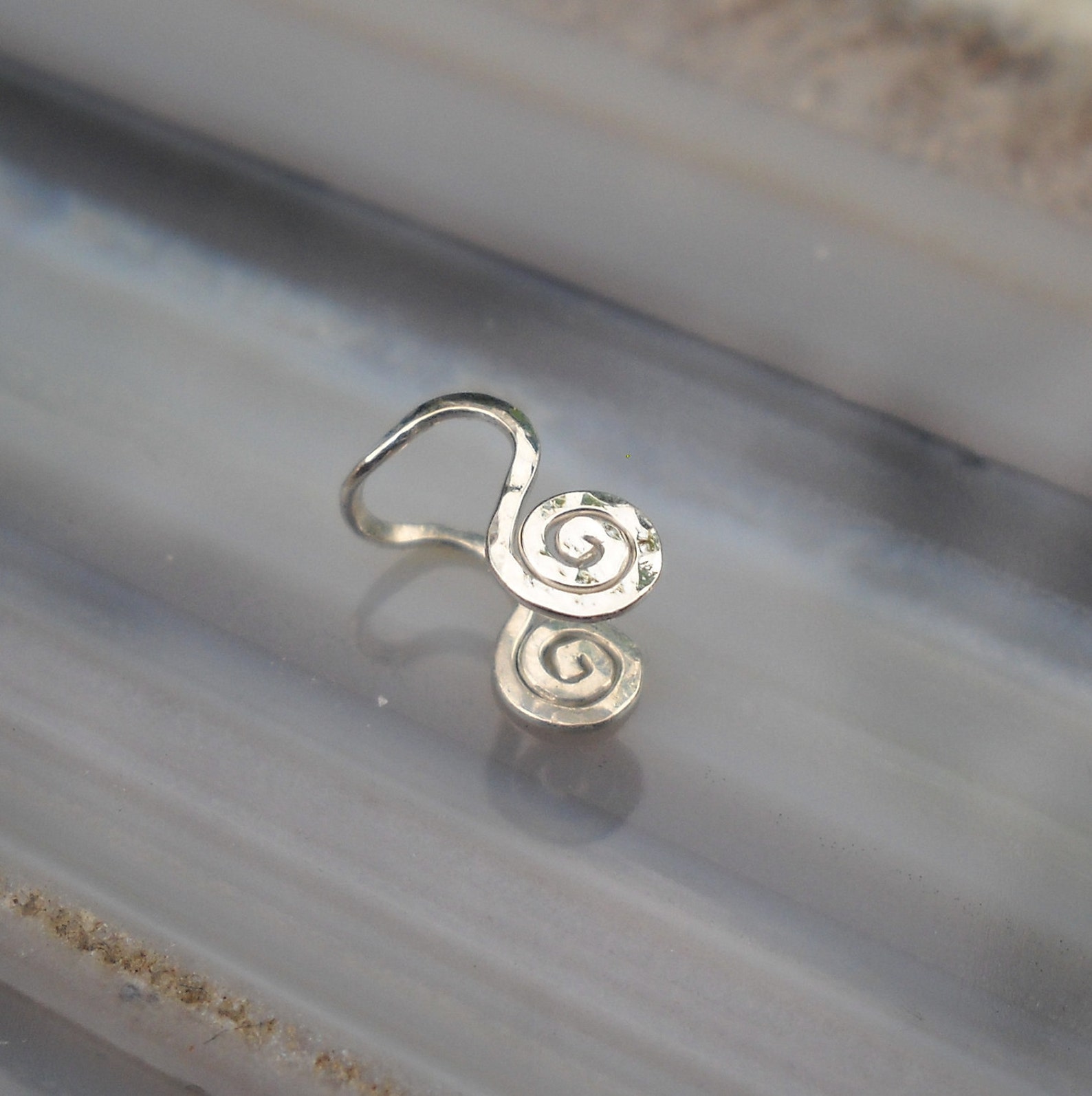 Tragus Cuff Spiral Nose Cuff Ear Cuff Non Pierced | Etsy