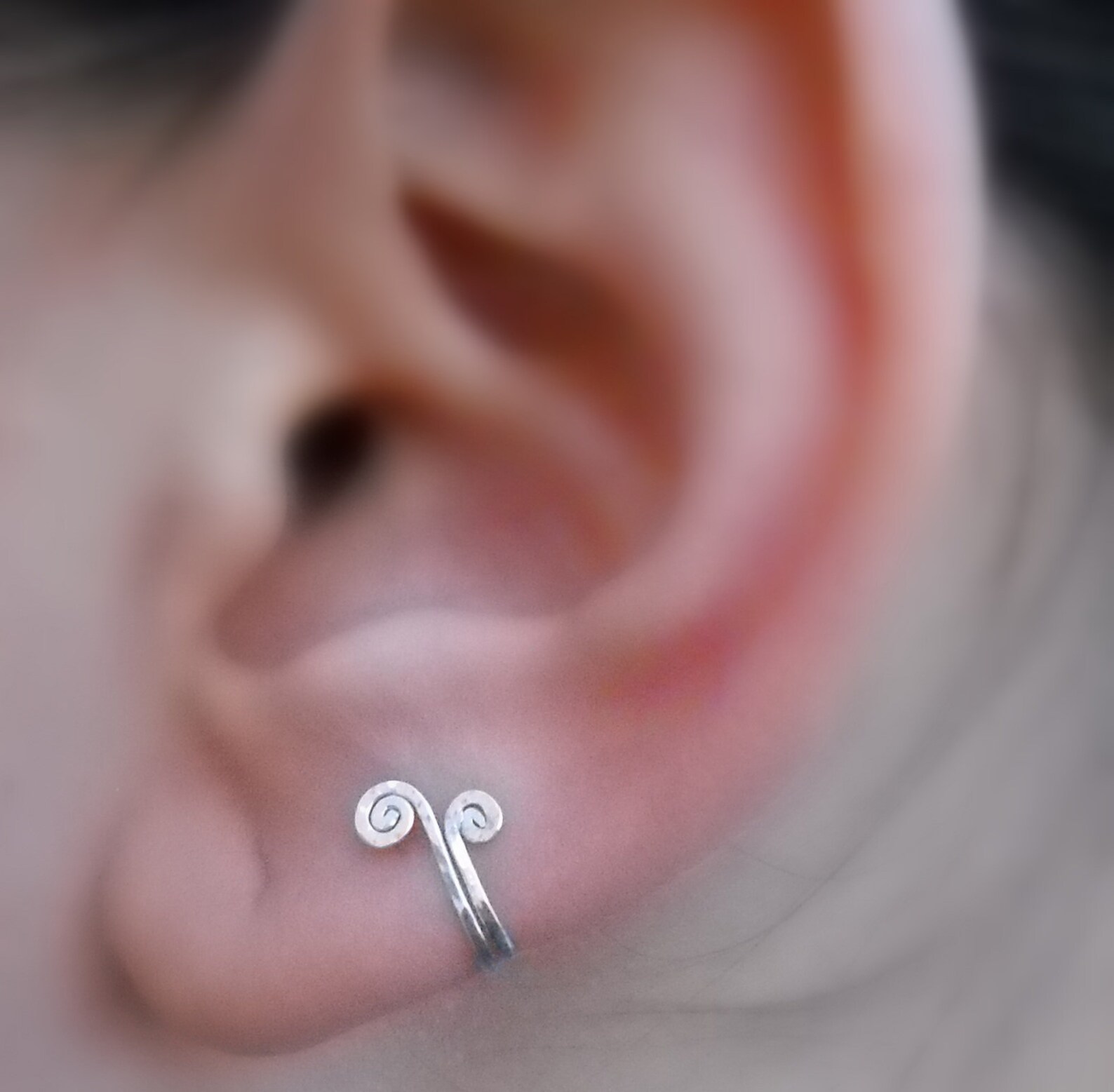 FAKE Nose Ring FAKE Tragus Earring Faux Piercing Fake - Etsy Australia