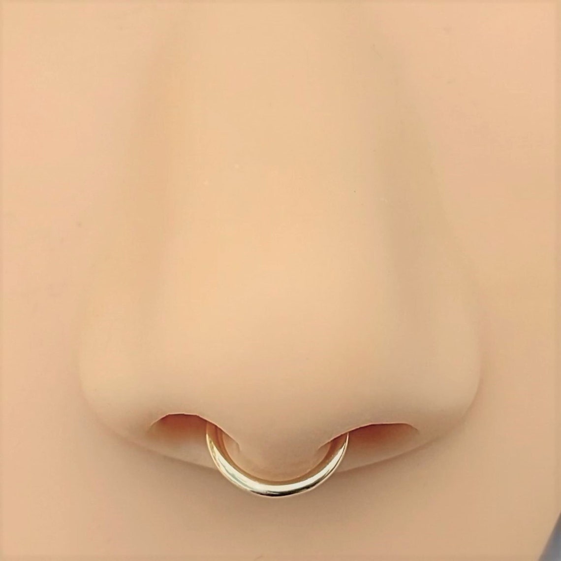 Septum Piercing 14K Gold Septum Ring Septum Piercings Septum Piercing ...