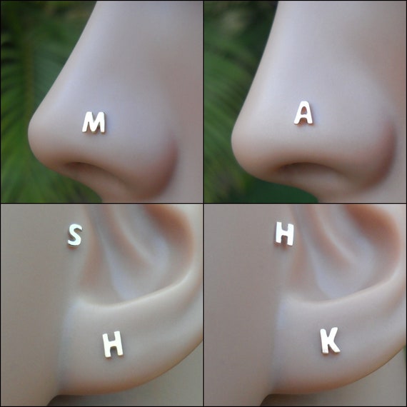 Alphabet nose ring store