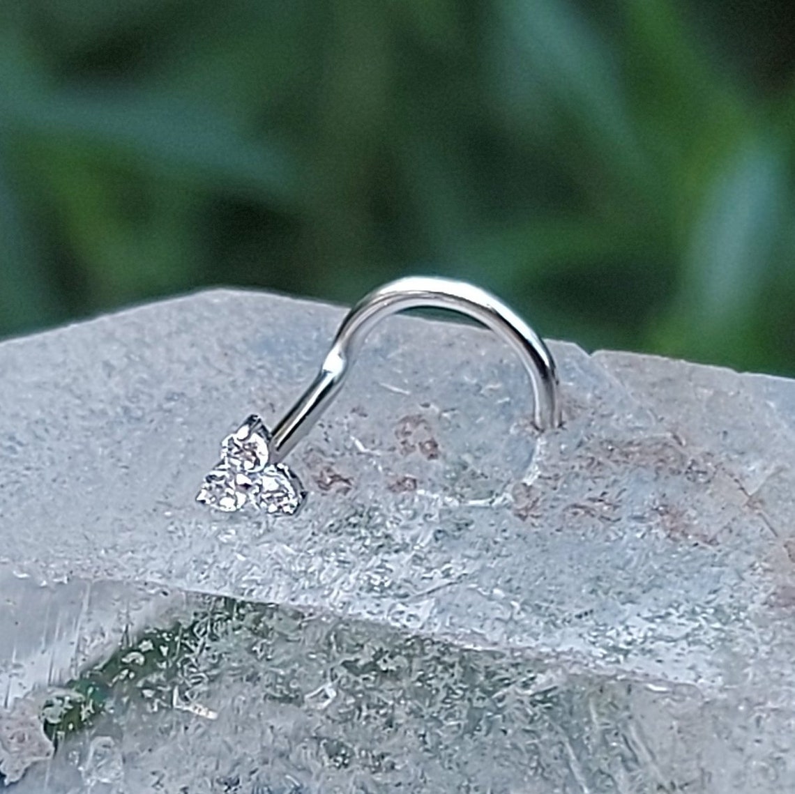 Gold Nose Ring Designs CZ Nose Rings Designs Gold Nose Ring Gold Design ...