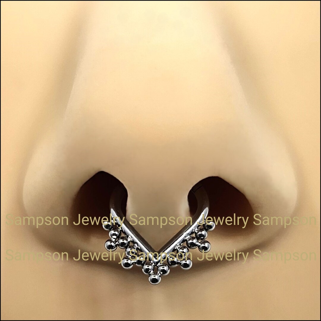 Titanium Septum Piercing Septum Ring Septum Piercing Nose Septum ...