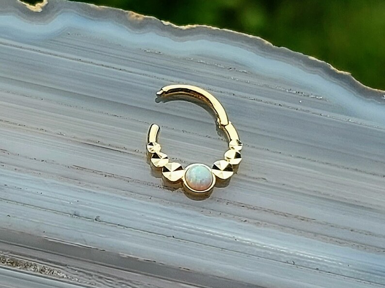 Septum Piercing Small 14K Gold Septum Ring Jewelry Septum Piercings ...