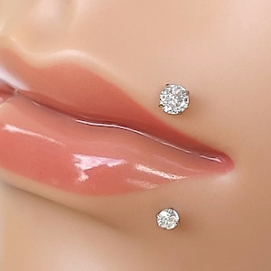 Lip Labret Piercing Labret Side Piercing Labret Jewelry Labret ...