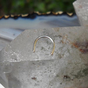 14K Gold Retainers Septum Retainer Piercing Septum Piercing Retainer ...
