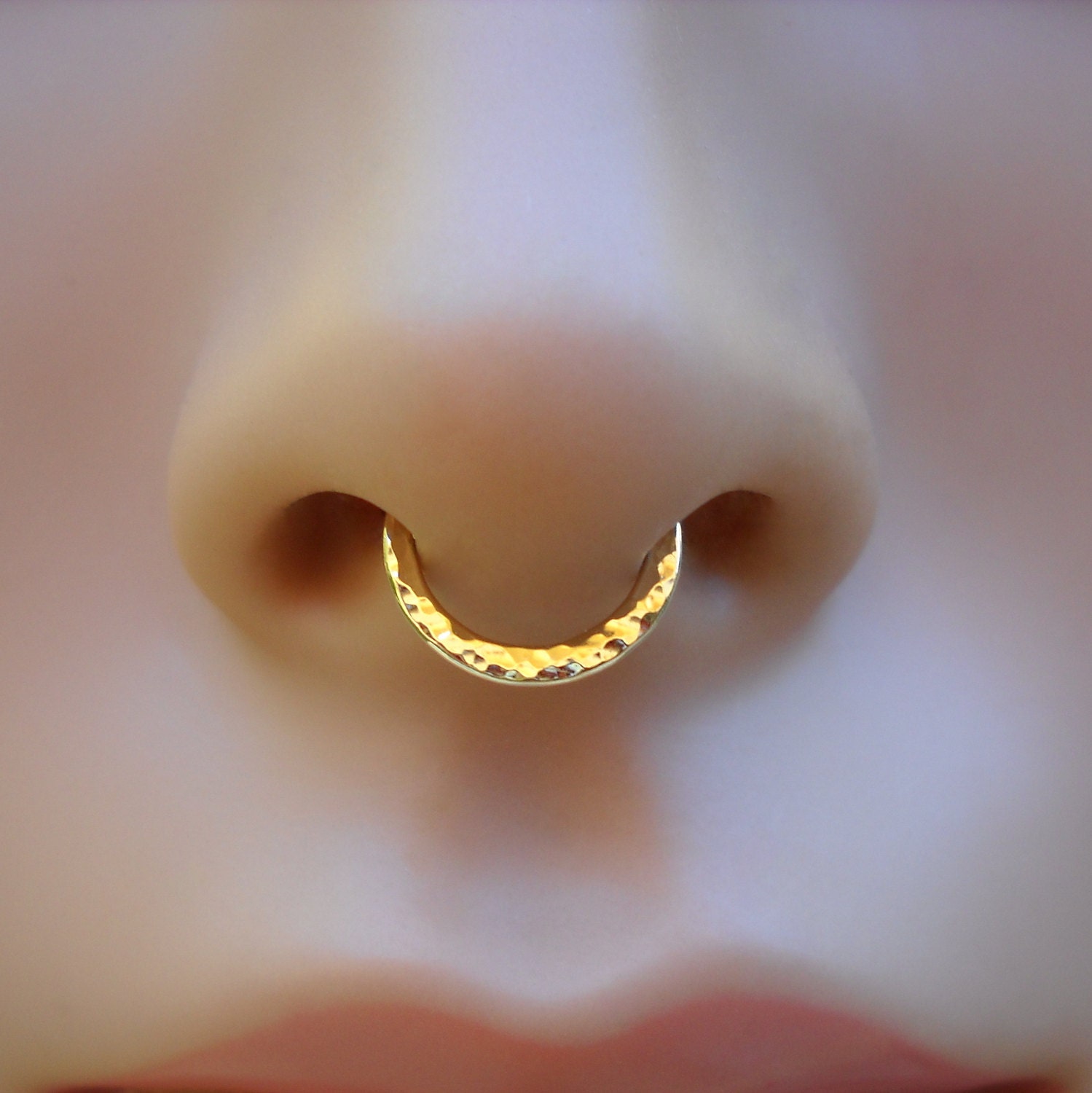 Septum Ring Septum Jewelry Septum Piercing 14K Solid - Etsy Israel