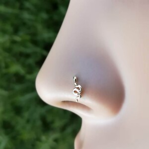 Gold Nose Ring Designs Snake Nose Rings Designs Gold Nose Ring Gold ...