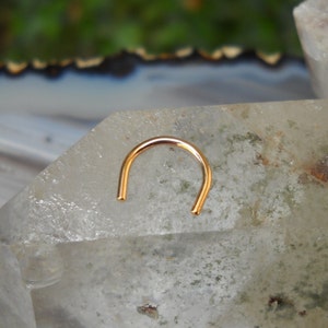 14K Gold Retainers Septum Retainer Piercing Septum Piercing Retainer ...