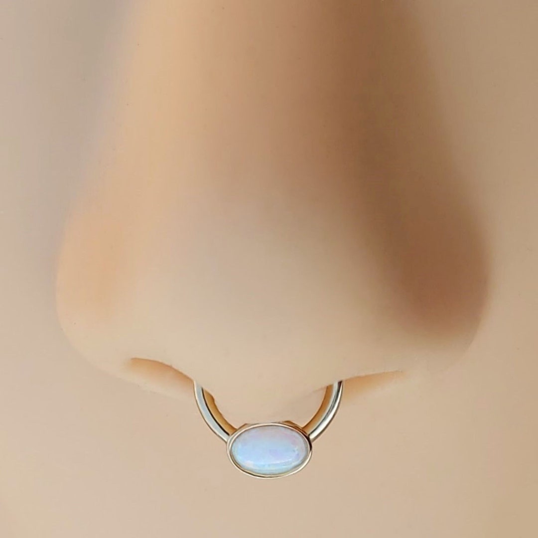 Septum Piercing Small 14K Gold Septum Ring Jewelry Septum Piercings ...