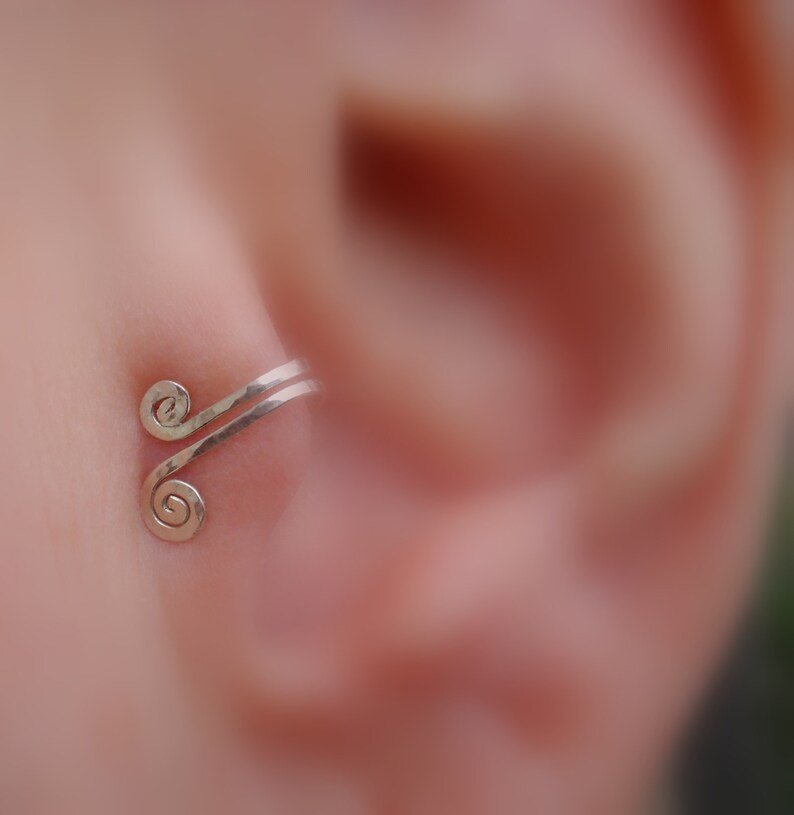 FAKE Nose Ring FAKE Tragus Earring Faux Piercing Fake - Etsy Australia