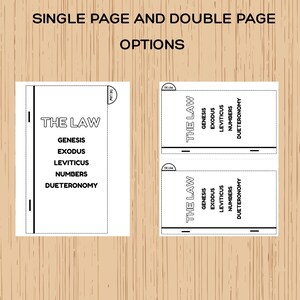 Books of the Bible Flip Book | Kids' Church Craft (PDF Printable) - Etsy