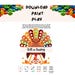 Roll-a-turkey Thanksgiving Game | Candy Color Match (printable PDF) - Etsy