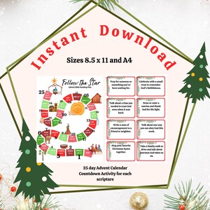 Christian Christmas Advent Countdown: Family Scripture Reading (digital ...