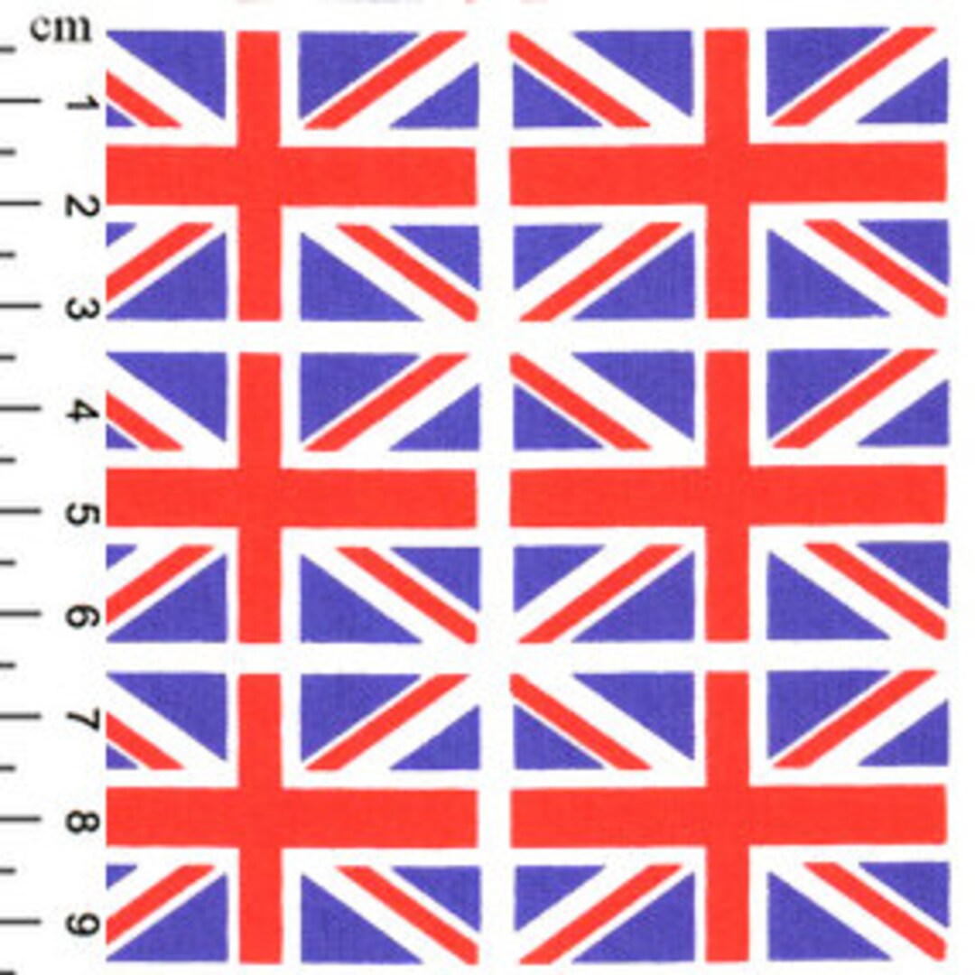 Union Jack Fabric, Yardage, British Flag, Union Jack Flag, UK Flag, UK ...