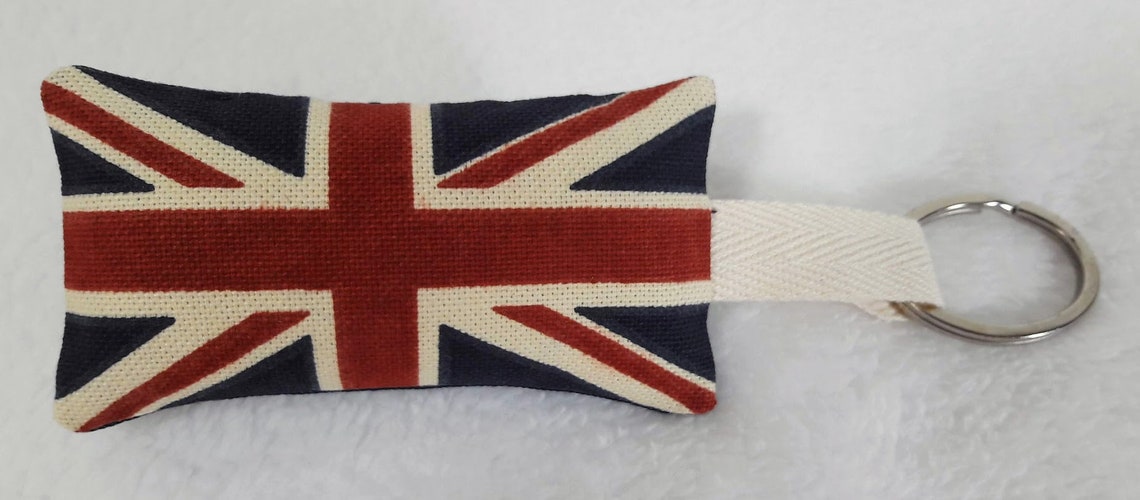Handmade Union Jack Keyring Union Jack Keychain Union Flag | Etsy UK