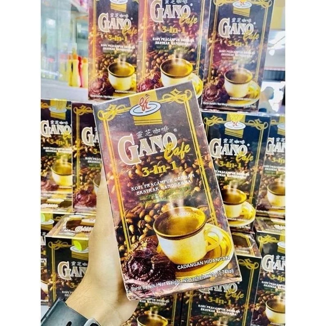 Gano Cafe 3 in 1 Gano Coffee 15 Sachets per Box - Etsy