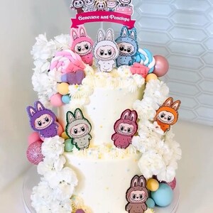 Labu Cake Topper Set • Personalized Birthday Decorations • Custom Name ...