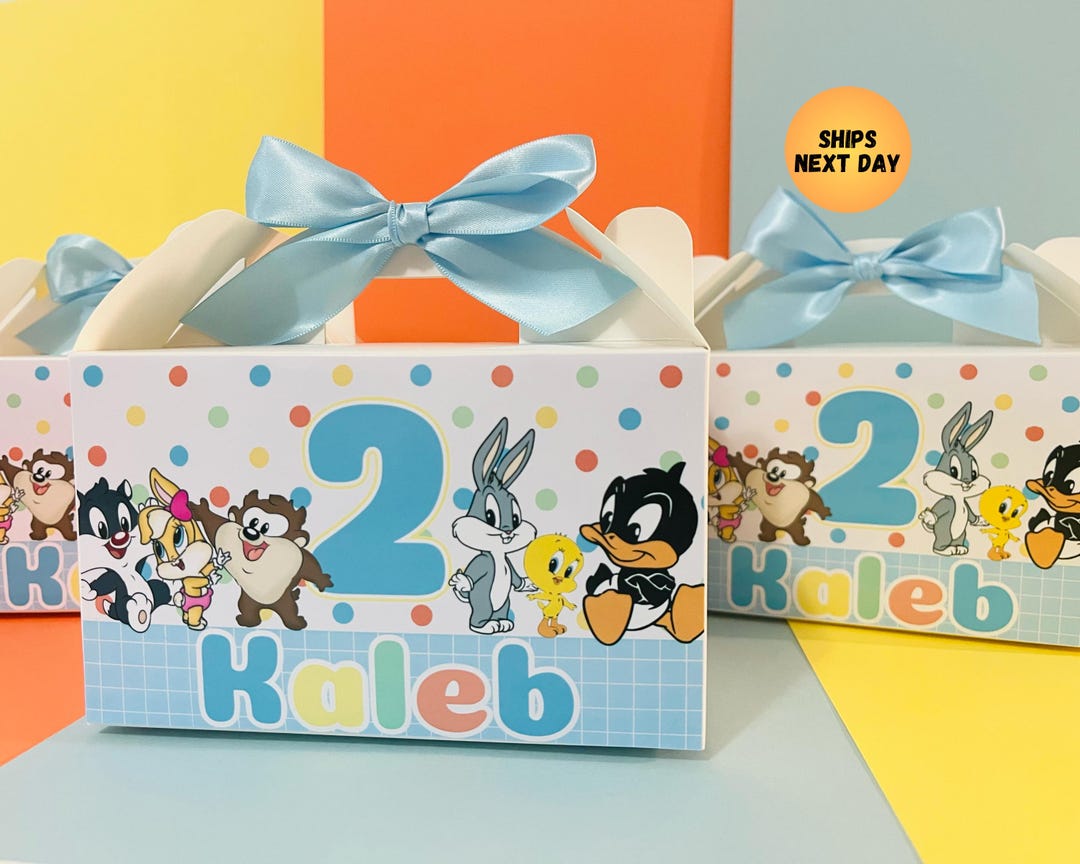 Handmade Cartoon Character Gable Box: Personalized Birthday Party Favor ...