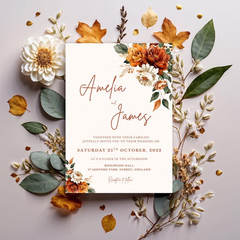 Fall Autumn Wedding Decor - Etsy Canada
