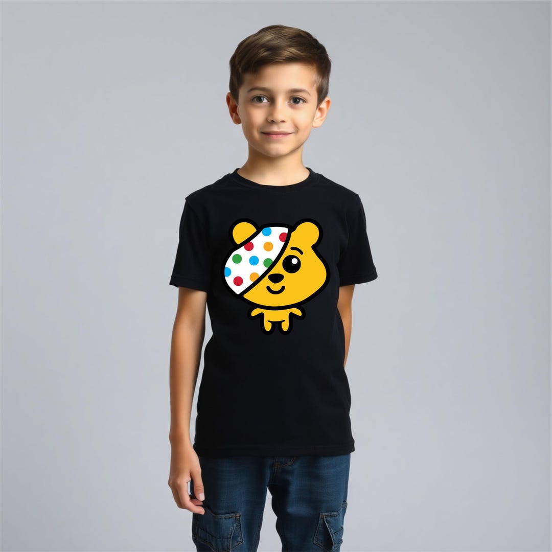 2025 Pudsey Cute Bear Spotty Day T-shirt, Funny Children in Need ...