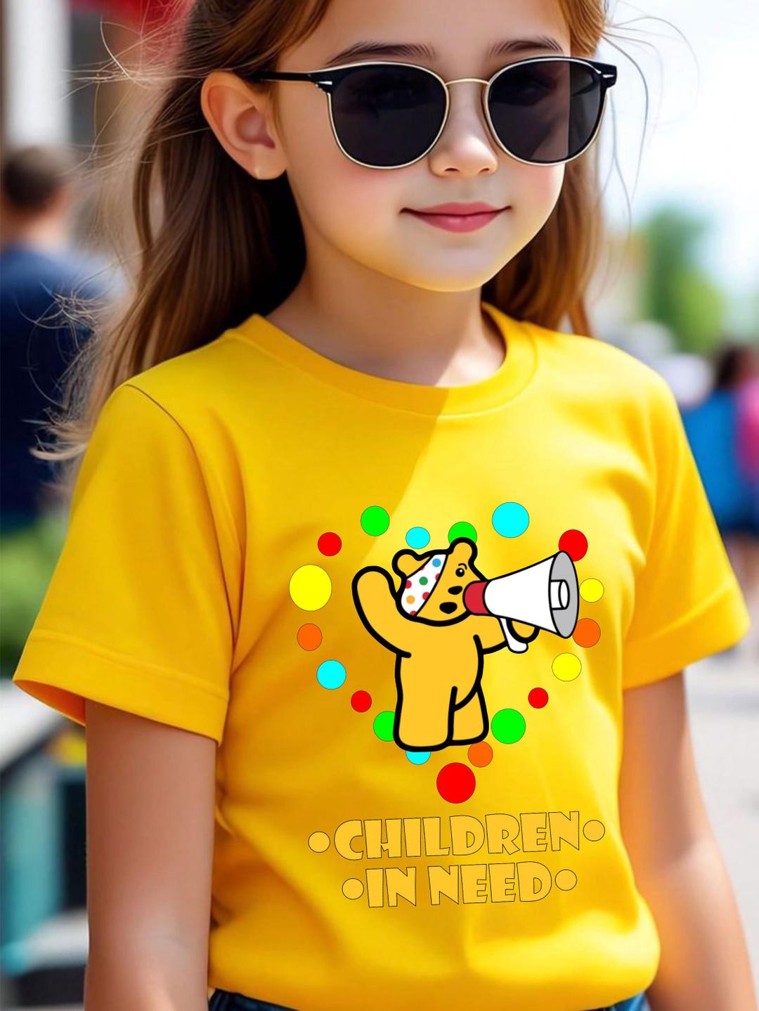 Pudsey Spotty Day T-shirt: Children in Need Charity Apparel - Etsy