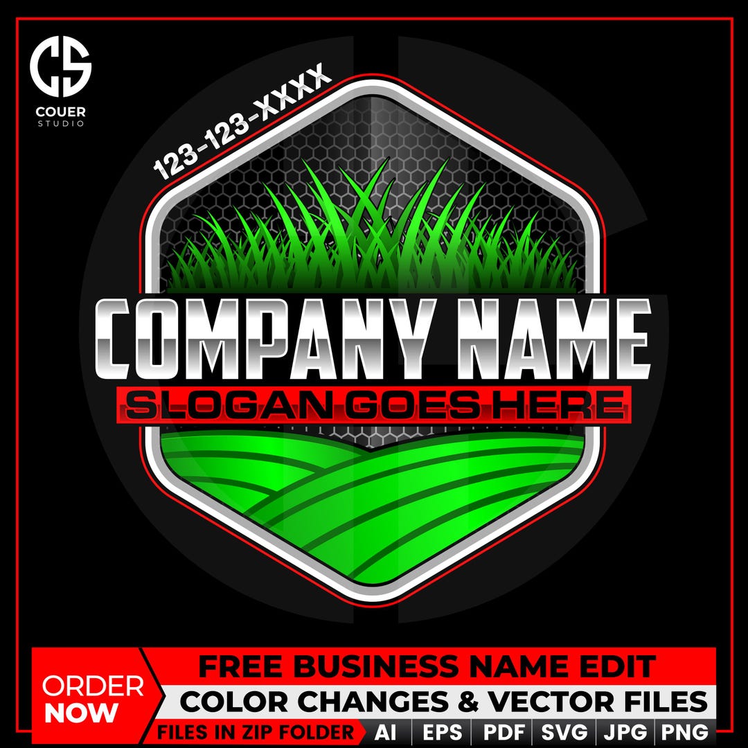 Landscape Lawncare Logo, Lawncare Service Logo, Landscaping Logos, Lawn ...