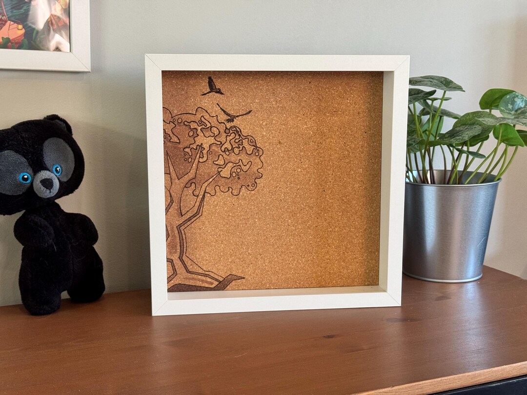 Tree of Life, Disney Pin Display Board, Laser Engraved Cork Board, 9.25 ...