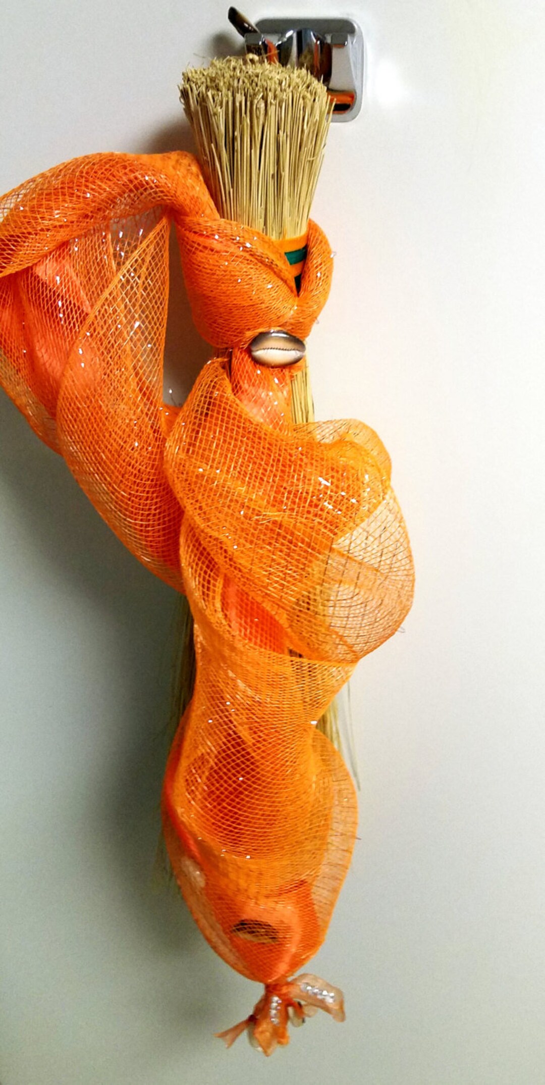 Orange Jumping the Broom Ceremony Wedding Broom - Etsy