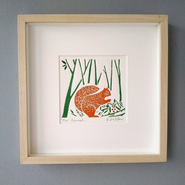 Abstract Lino Cut - Etsy