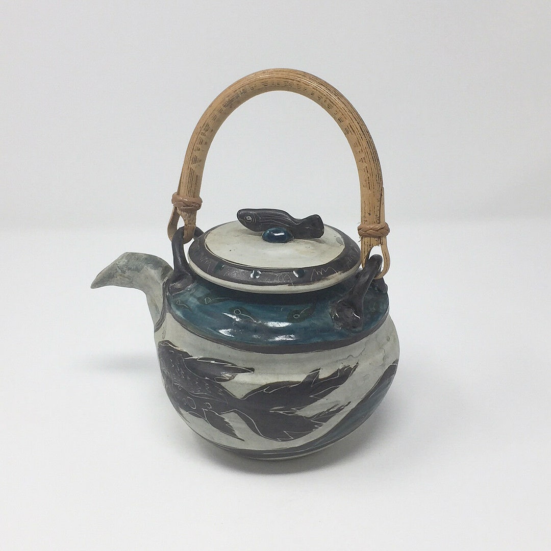 Deanna Eckels Small Teapot Bayfield Wisconsin Studio Pottery - Etsy