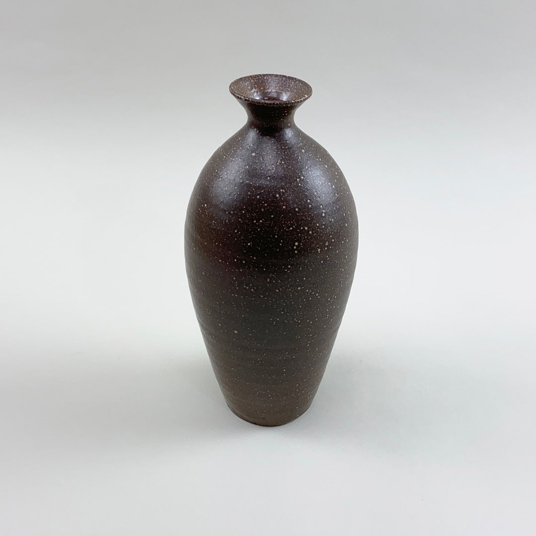 Chris Luther Stoneware Vase North Carolina Pottery - Etsy