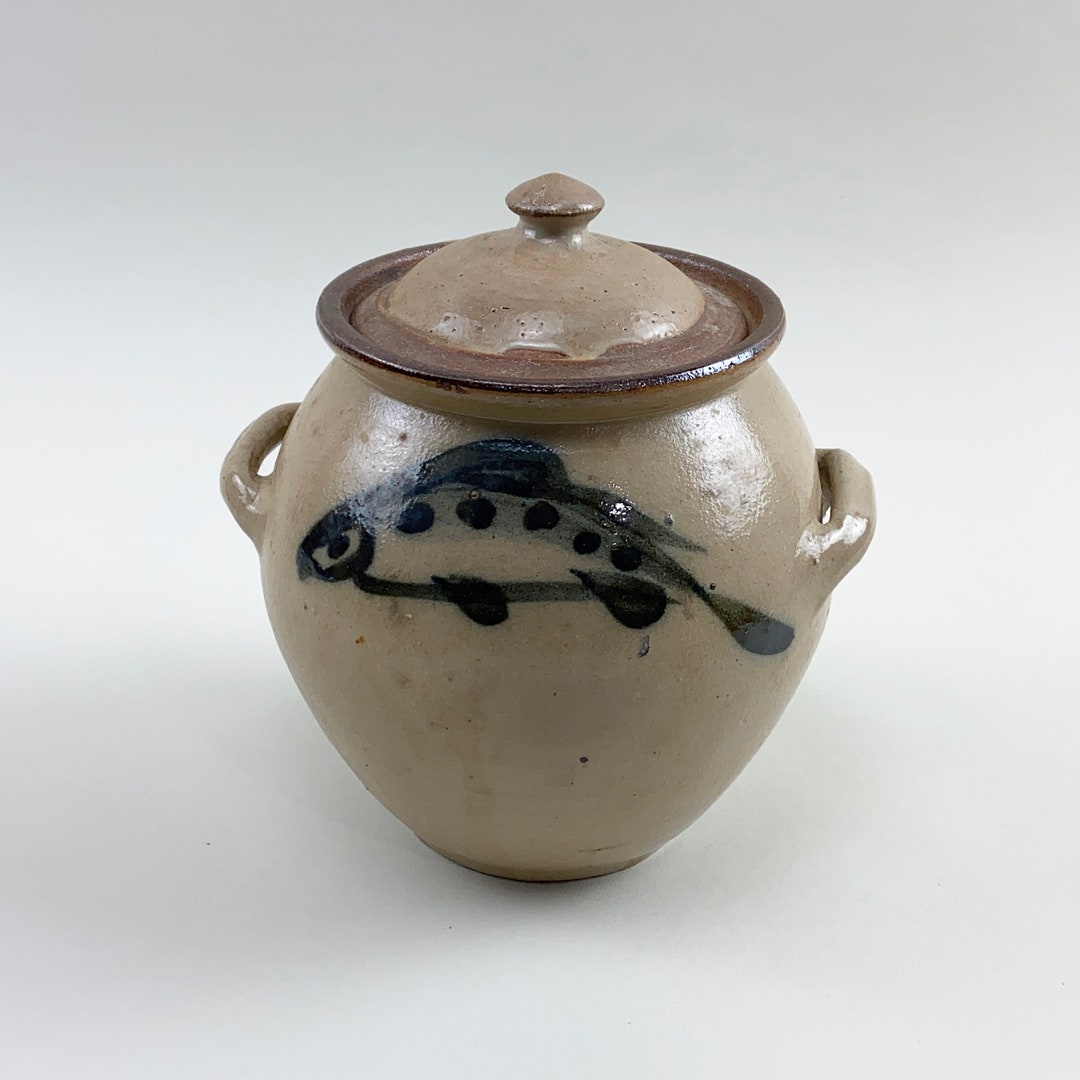 David Rubenstein Covered Jar Circa 1980's Bantam, CT - Etsy